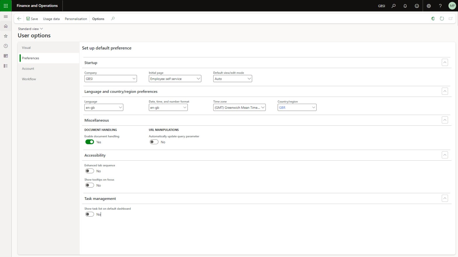 Navigating the D365 F&O interface (Part 2) – AX7 – The D365 F&O Blog
