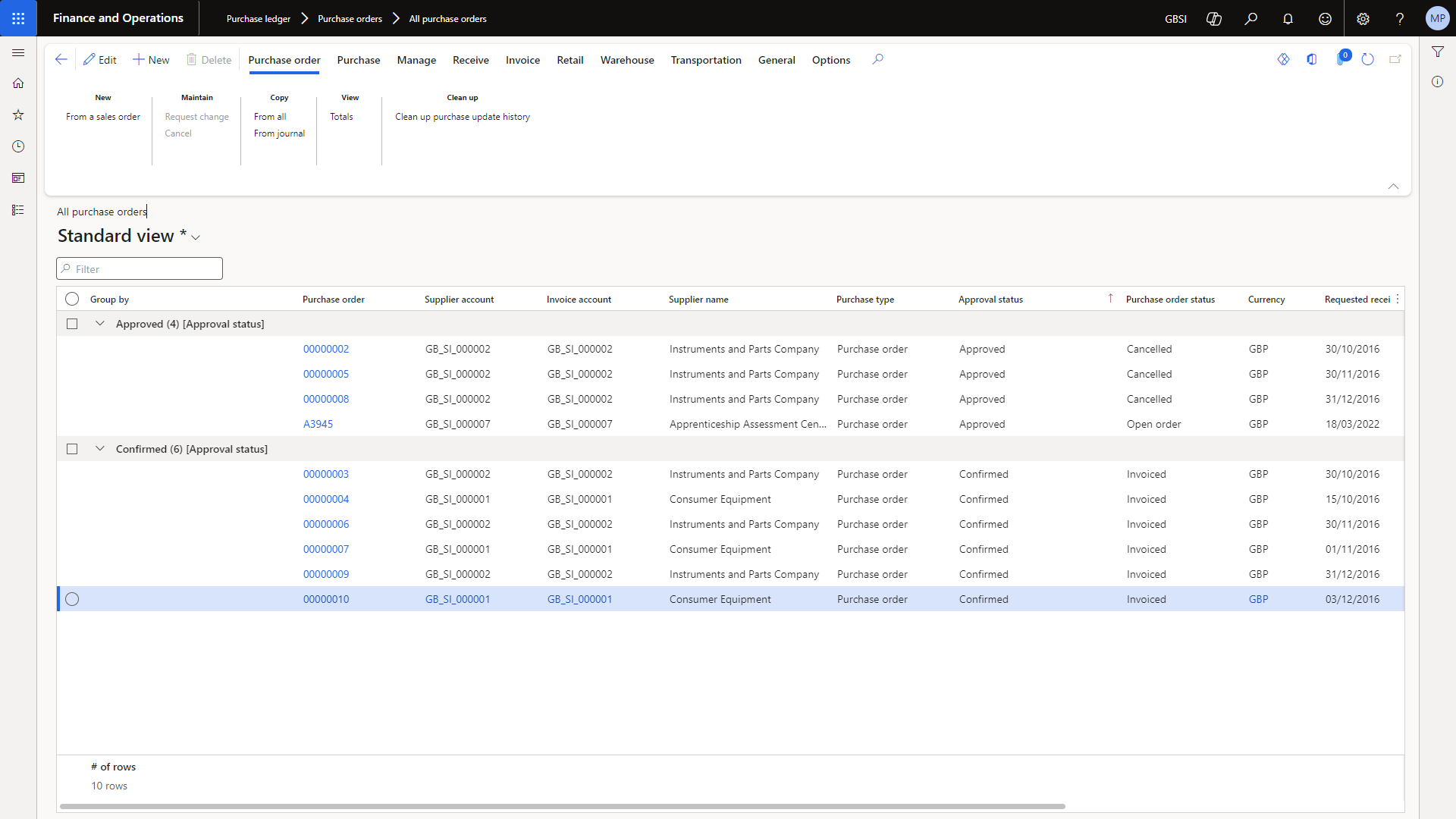 Navigating the D365 F&O interface (Part 3) – AX7 – The D365 F&O Blog