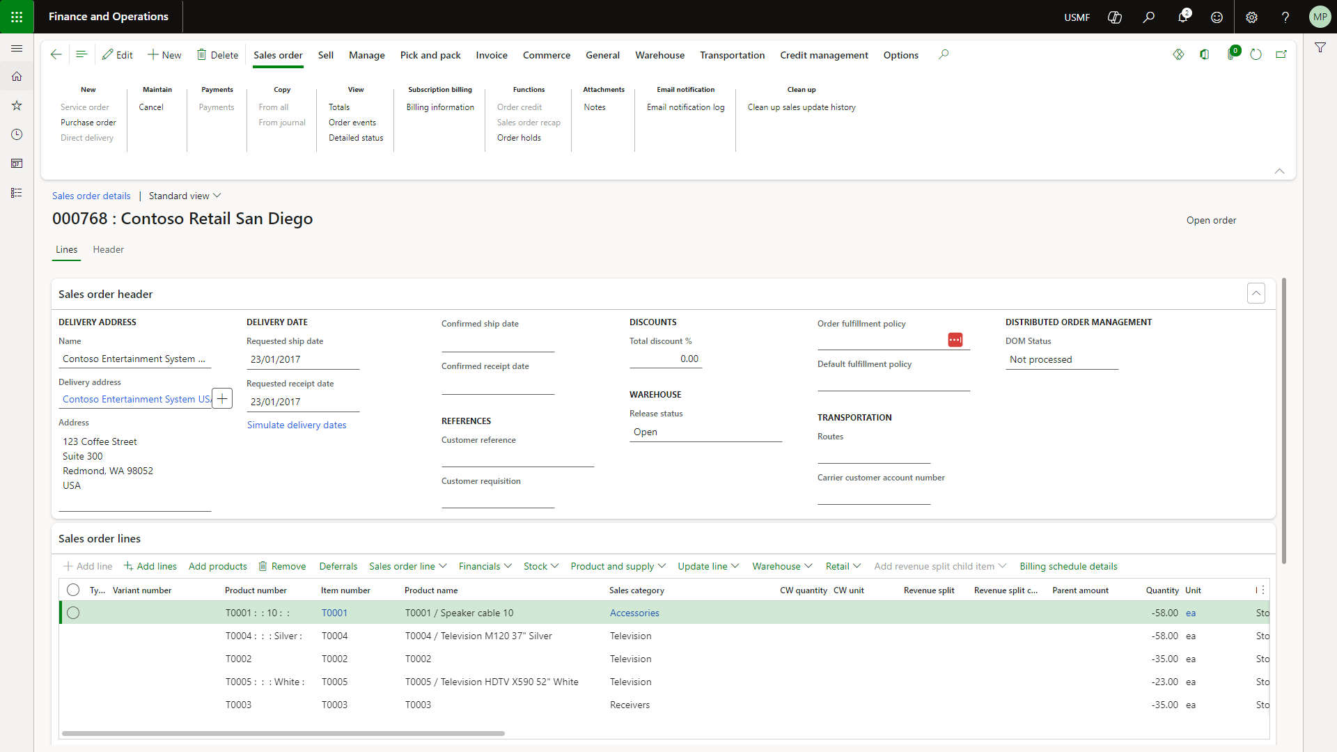A spectacular survey of sales orders – AX7 – The D365 F&O Blog