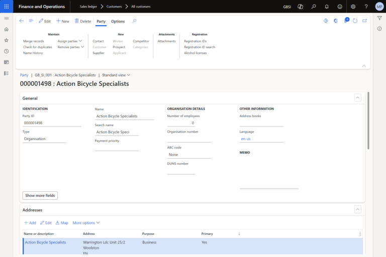 It’s time for a Party in the Global address book – AX7 – The D365 F&O Blog